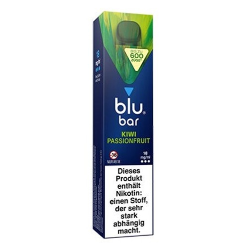E-Zigarette BLU BAR Einweg Kiwi Passionfruit 18 mg Online Kaufen | Für ...