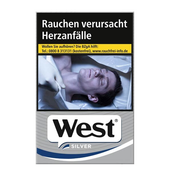 WEST Zigaretten Silver (10x20) Online Kaufen | Für nur 78,00 € | Tabak ...