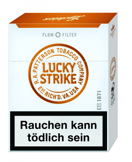 Zigaretten Lucky Strike Flow Filter Gold XL 12x21 | Tabak Börse24