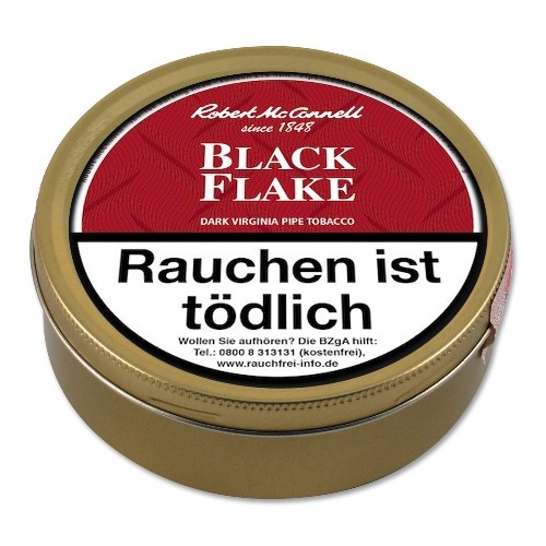 Robert McConnell Black Flake 50 g | TABAK-BÖRSE24.de