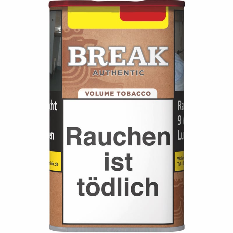 Volumentabak BREAK ohne Zusatzstoffe 57 Gramm Online Kaufen | Für nur ...
